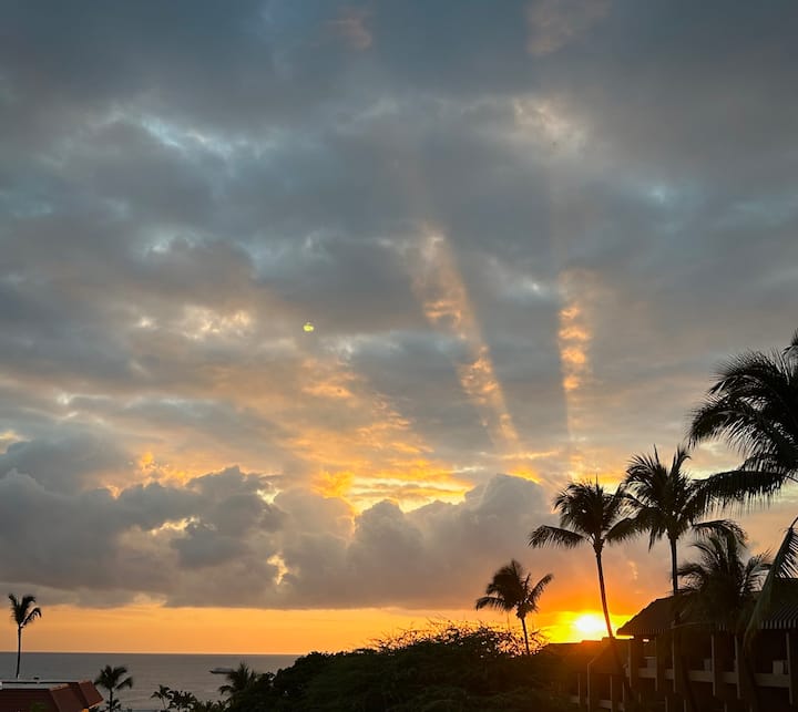Ocean View, Huge Lanai, Ac & Easy Walk Into Town - Kailua-Kona, HI