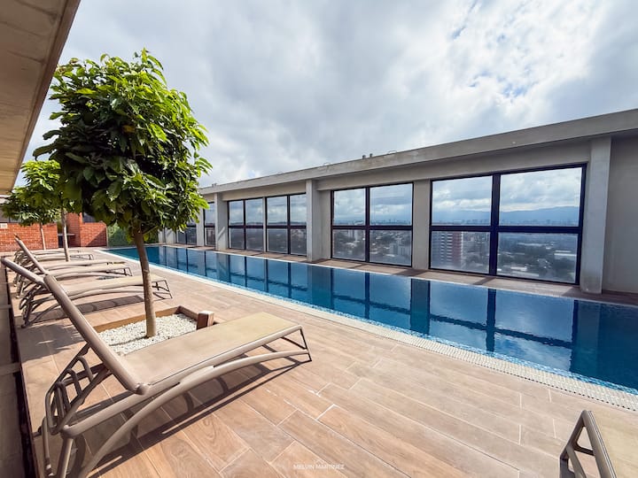 Lindo Apartamento Con Piscina Y Vistas Increíbles - Guatemala