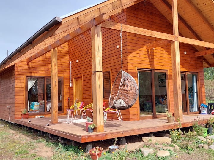 Cabaña Familiar En El Campo - Curacautin