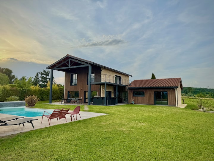 Villa & Vignes Bio - Beaujolais- 30 Min Lyon - 12p - Francia