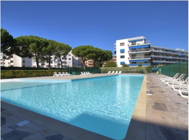 2 Pièces, Résidence Vue Mer Avec Piscine - Cagnes-sur-Mer