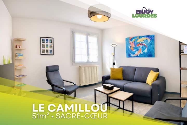 Le Camillou-hyper Centre Ville-sacré Cœur-51 M² - Lourdes