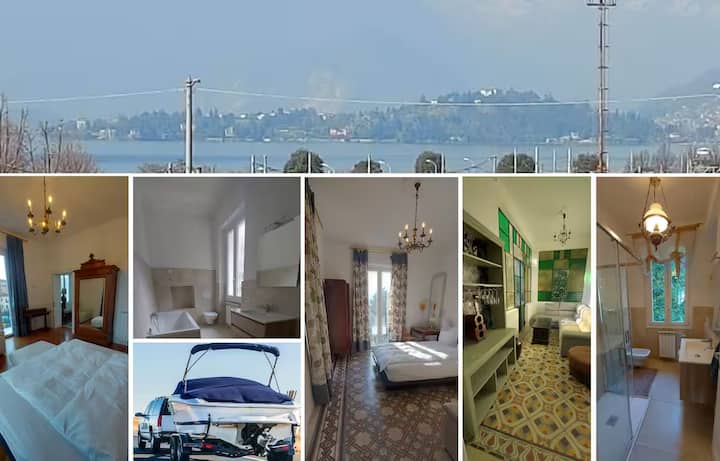 Ehemaliger Palast, Malerische Wohnung, Seeblick - Stresa
