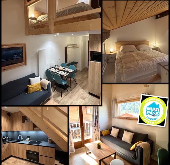 Duplex Cosy, Cœur Châtel, Multipass Offert, Garage - Châtel