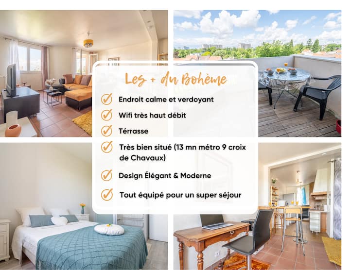 Le Bohème T2 Montreuil Proche Paris/calme - Montreuil