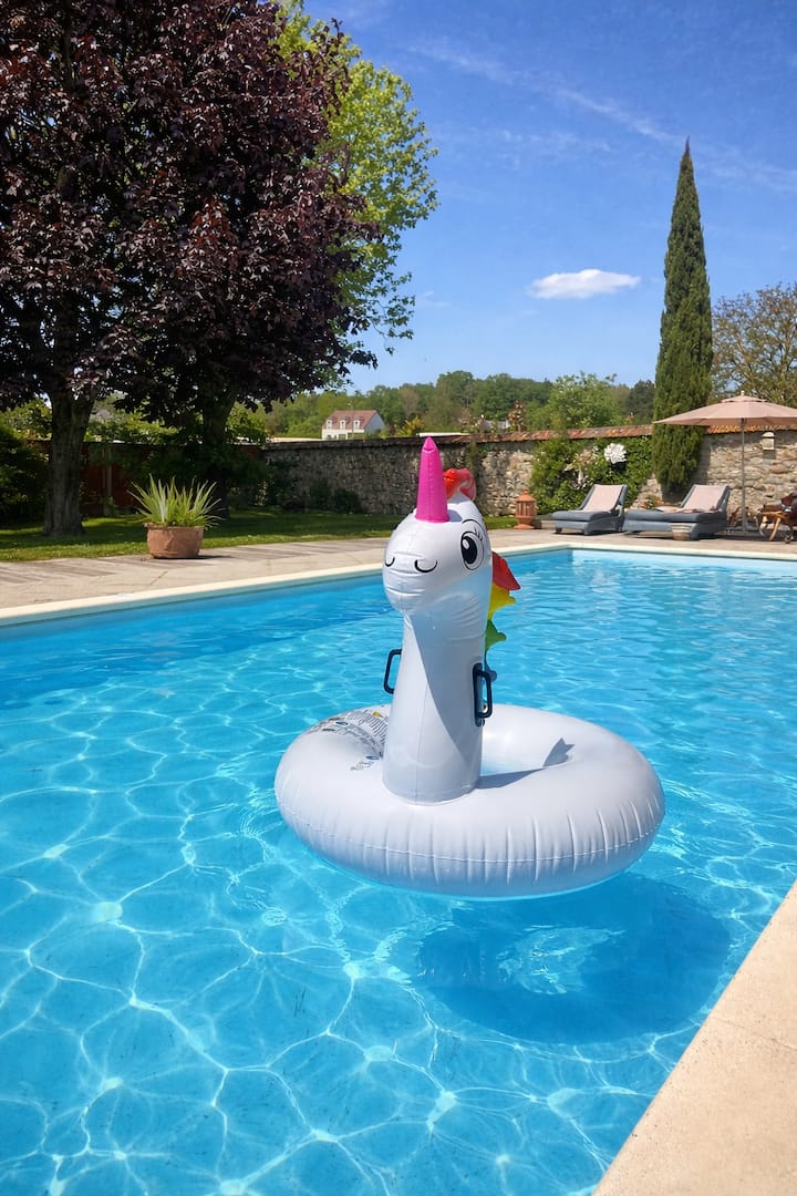 Maison De Charme Piscine Chauffée Proche Paris - Épernon