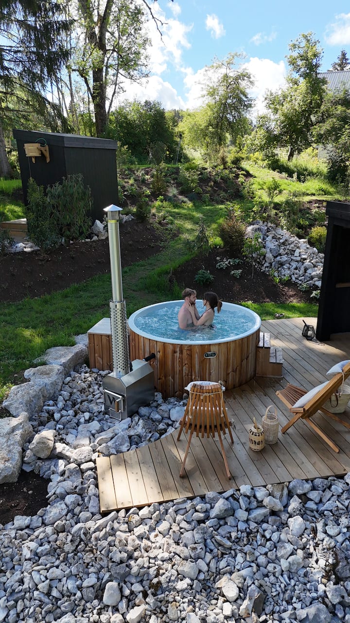 Gîte En Pleine Nature Confort & Bain Nordique - Les Rousses