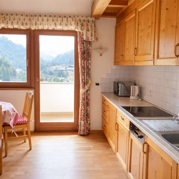 Bilocale Terzo Piano Vista Montagna Sasso Croce - Antermoia