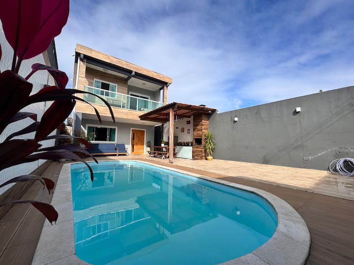 Casa Com Telão E ÁRea Gourmet 550 Metros Da Praia - Guarujá