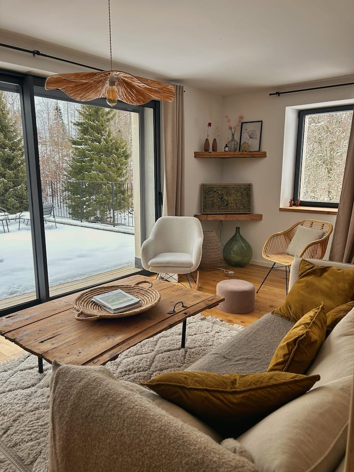 Gîte Cosy Dans Ferme En Pierres • Vue Forêt - Les Rousses