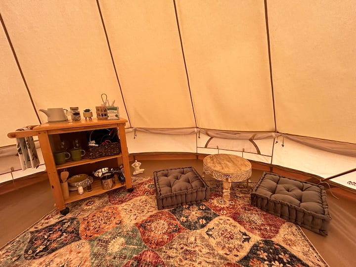 Bell Tent Getaway! Private, Comfortable Camping - Bayfield