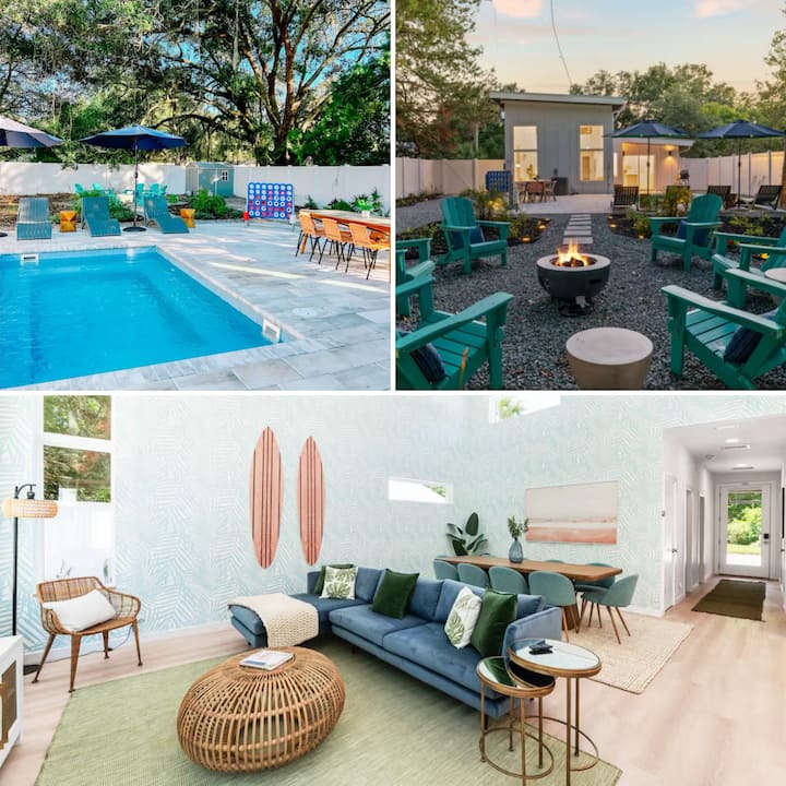 Laidback Escape W/ Pool~golf~pacman*near Downtown - St. Augustine