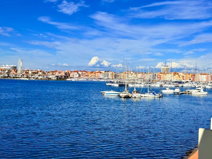 ÎLe Des Pêcheurs-vue Mer-clim-piscine-tennis - Agde