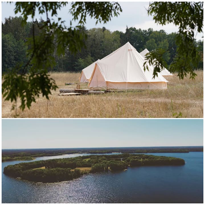 Erlebe Robinson Crusoe Feeling! Zelt 3 - Neuruppin