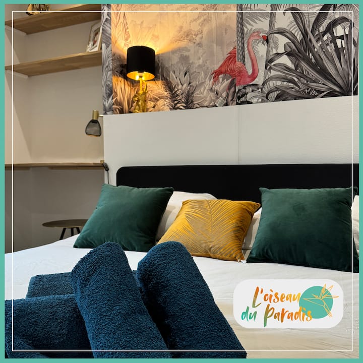 L'oiseau Du Paradis – Parking, Wifi Et Terrasse - Yzeure