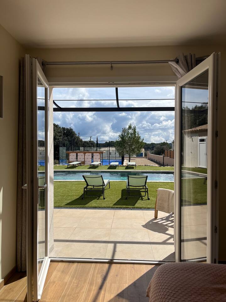 Chambre Piscine, Pétanques Possibilité Spa Padel - Cotignac