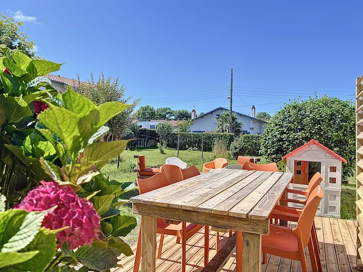 Villa Ambiance Artistique / Jardin & Jeux Enfants - Anglet