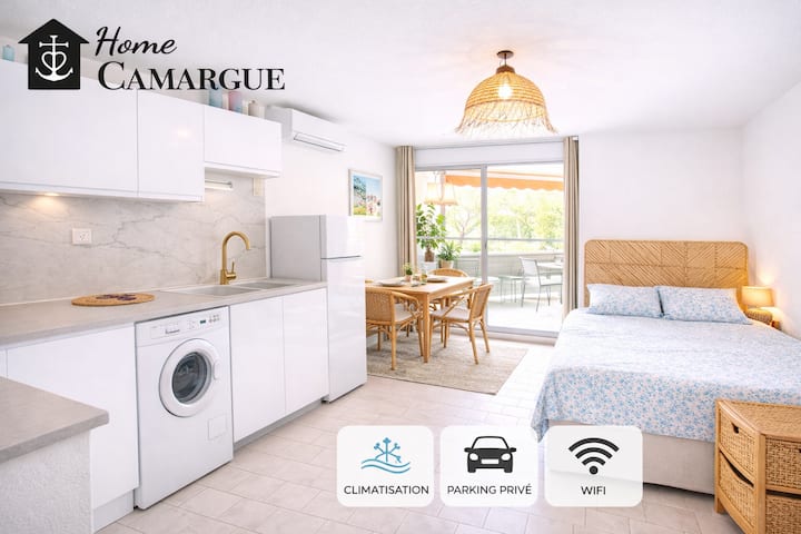 *The Palm*100m De La Plage*parking*clim*wifi* - La Grande-Motte