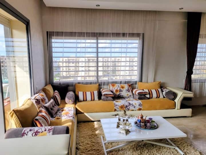 Moroccan Sunset - Charming 3br Near Airport Med 5 - Bouskoura