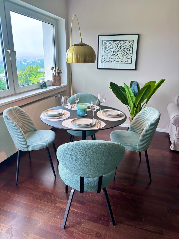 Raum2go - Zentrales 2-zi Apartment Design & Blick - Wiesbaden