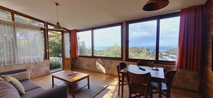 Teraslı, Deniz Ve Dağ Manzaralı Studio Suite Sole1 - Foça