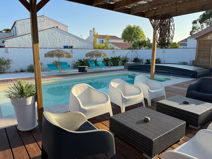 Villa 5 *4 Chambres Et Piscine - Noirmoutier-en-l'Île