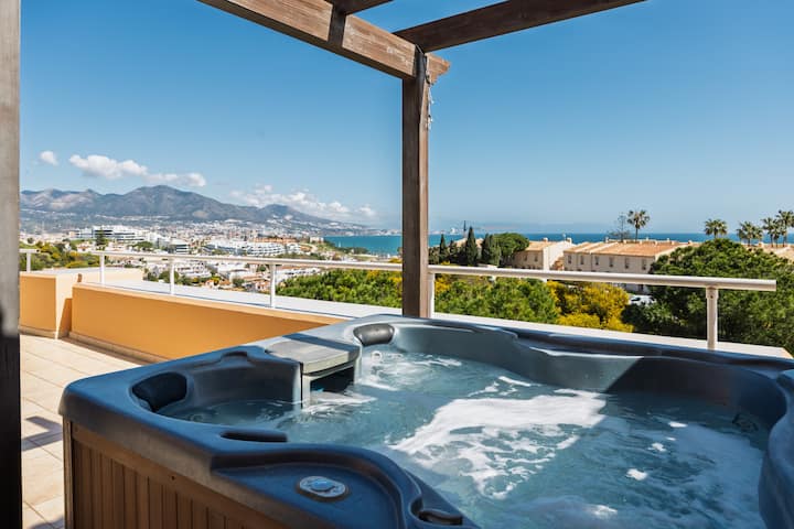 Alfresco Stays Mijas Costa Malibu Panoramic Skylin - Fuengirola