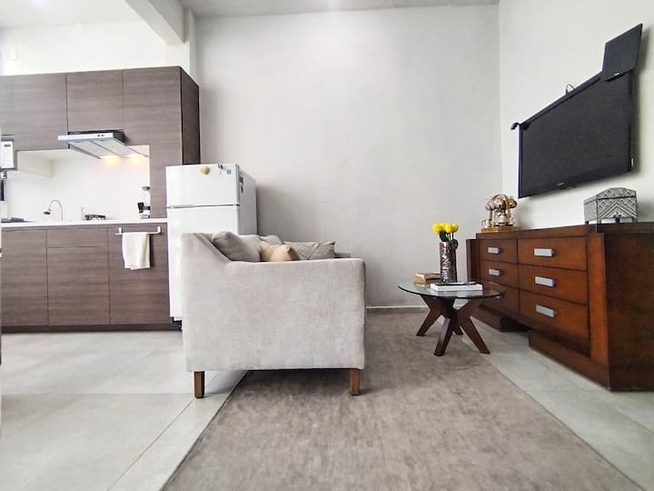 Zona Condado. 2 Bdrm, 1bth, Wifi, Tv,free Parking - Metepec