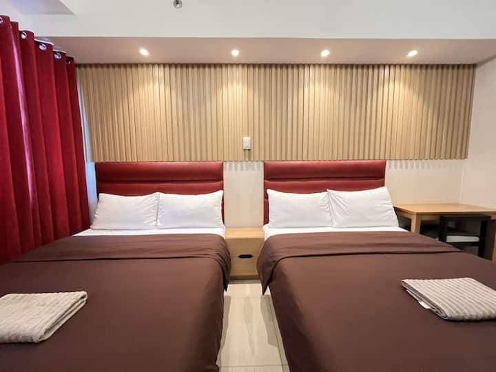 Moa Shell 11f; 4pax 2double-beds Amenity-view - Pasay