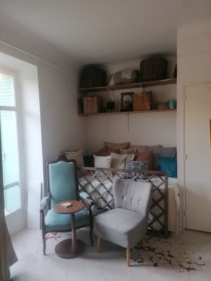 Studio Calm 5'à Pied Coco Beach - Port- Bus Monaco - Èze