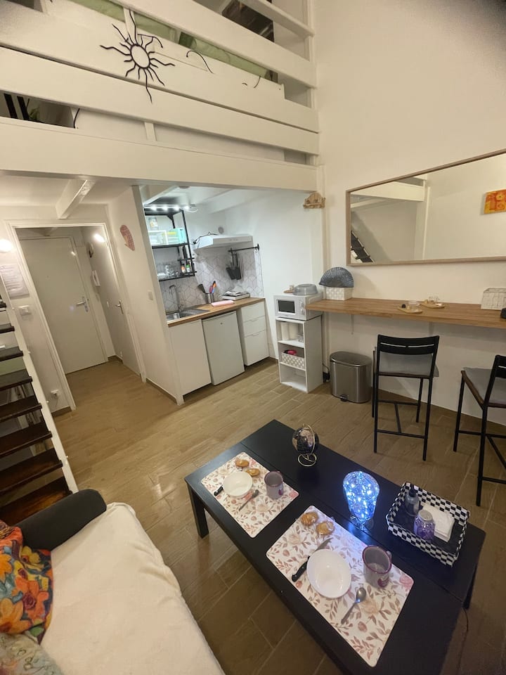 Studio Mezzanine Calme - Aix-en-Provence
