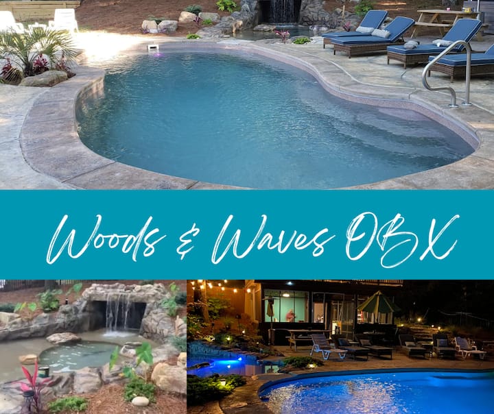 Woods & Waves Obx - Amazing Pool Tucked Into Woods - Southern Shores, NC