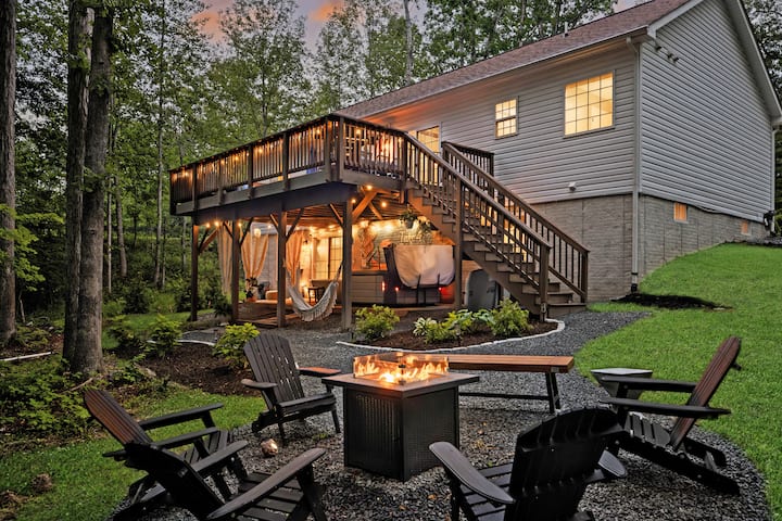 Wellness Retreat-hot Tub+cold Plunge+sauna+gym - Lake Anna, VA