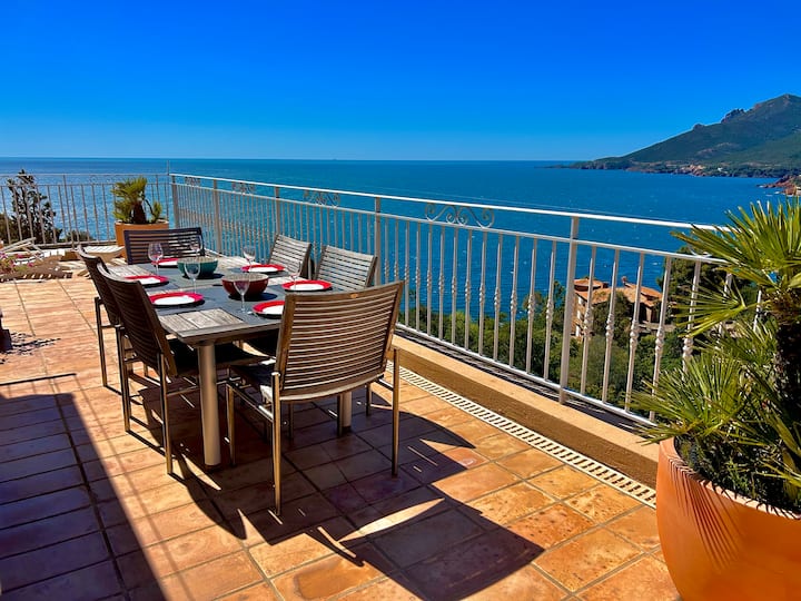 Duplex Avec Vue Sur La Mer Et L'esterel - Théoule-sur-Mer