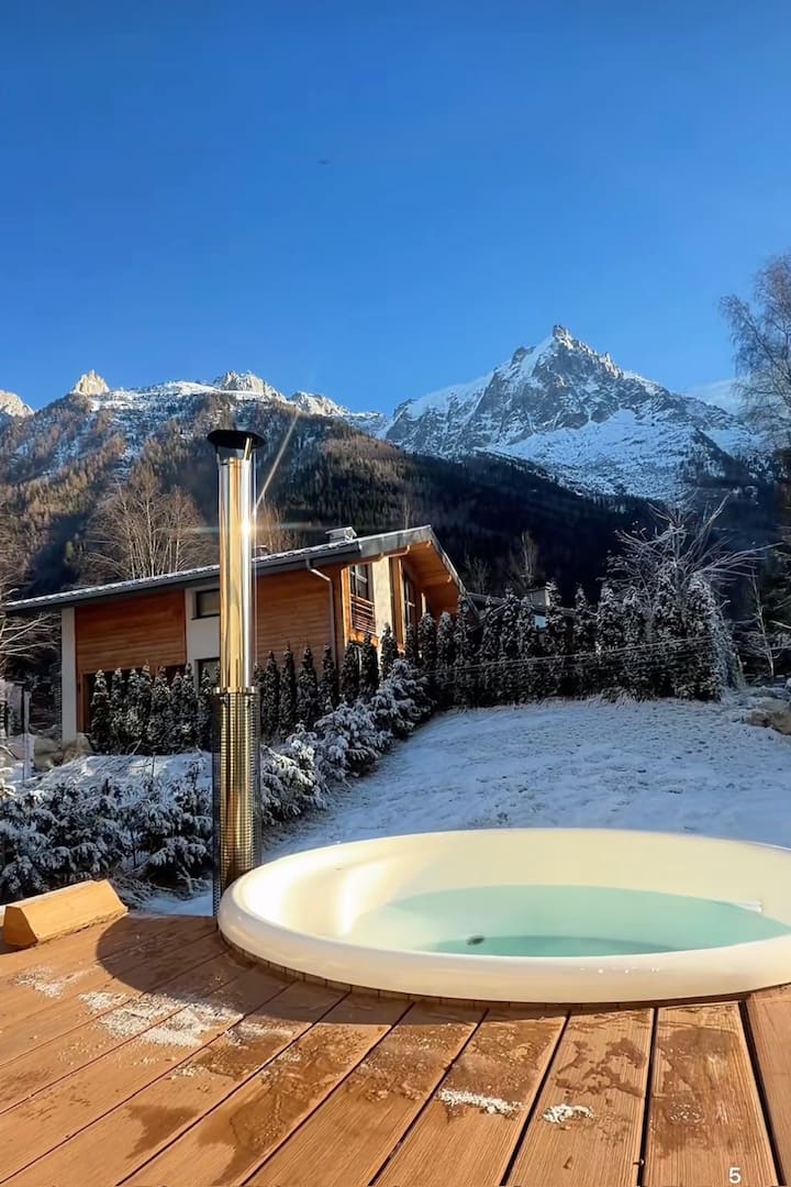 Vue Sur La Montagne / Jacuzzi / Jardin / Terrasse - Chamonix-Mont-Blanc