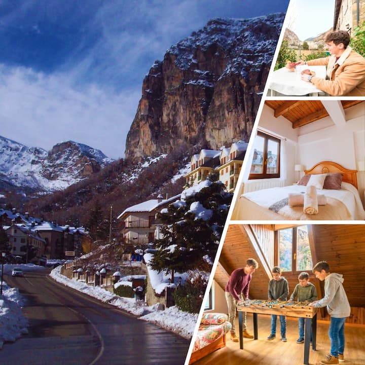 Casa Escarrilla•game Room•ski•views•parking•wifi - Formigal