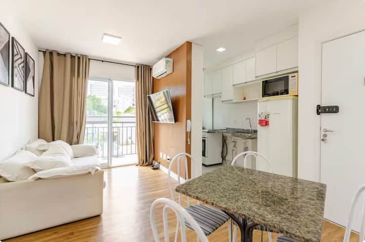 Apto Puc Campinas, Home Office | Ar Condicionado! - Campinas