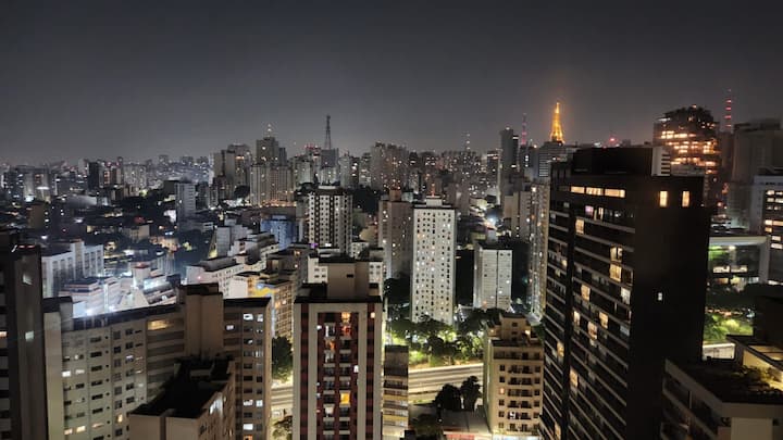 Flat C/ Vista Deslumbrante Próximo à Av Paulista - São Paulo