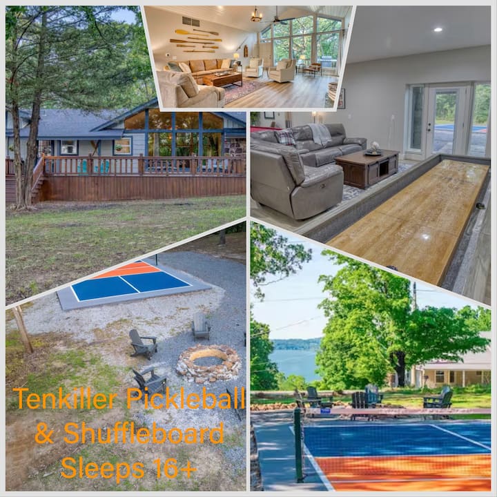 Tenkiller Lake Pickleball
Sleeps 20+
Shuffleboard - Oklahoma