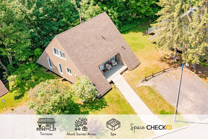 Le Misco | Spa&bbq | Sauna/piscine |Ac| Mt St-anne - Québec
