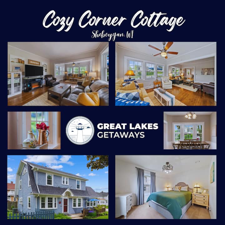 Cozy Corner Cottage| Beach Access & Historic Charm - Sheboygan, WI