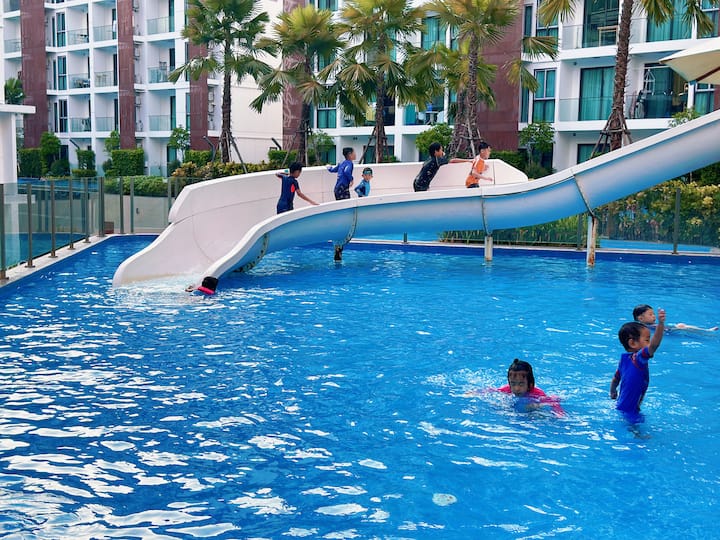 The One清迈一号最大水系度假/豪华泳池景观/可做饭/近高尔夫球场/共享办公/近尚泰购物/可5人 - Chiang Mai