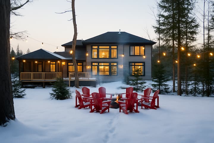 5br Private Forest | Sleep 10 | Hot Tub Ev Charger - Ontario 60