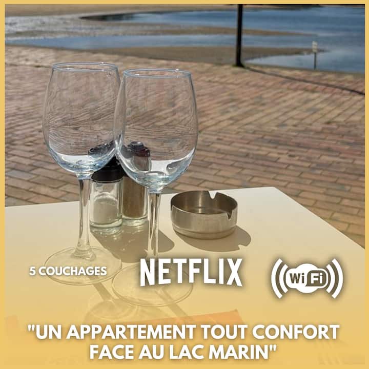 Appartement Dans Résidence Face Au Lac - Landes