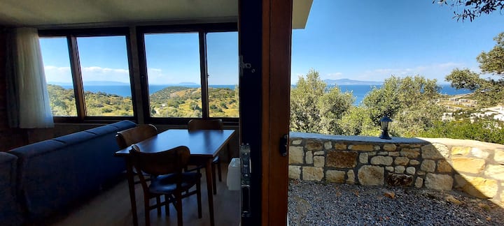 Foça Studio With Panoramic Sea View - Foça