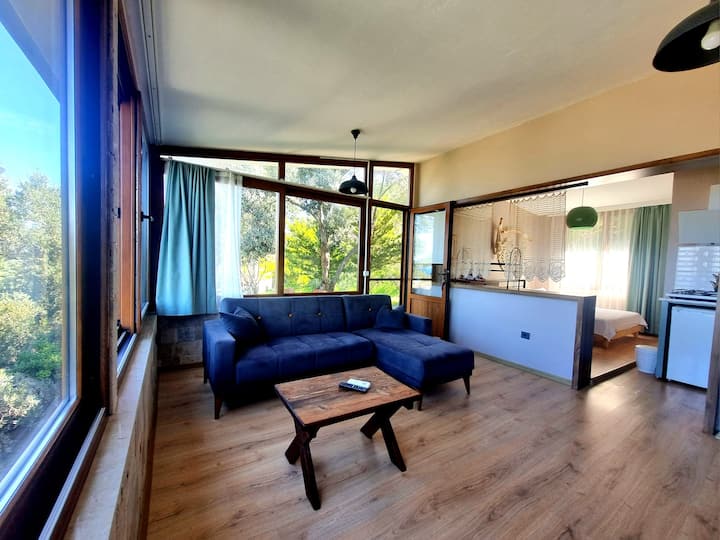 Foça Studio With Panoramic Sea View - Foça