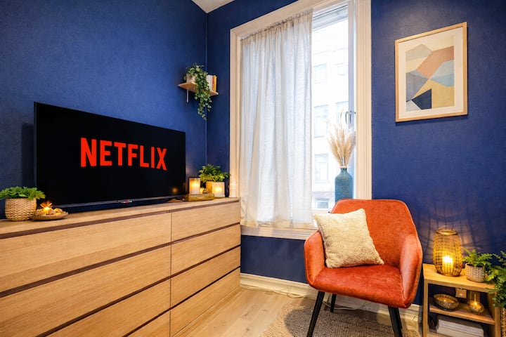 Supercentral Double Bed Fast Wifi Smart Tv Fun - Oslo