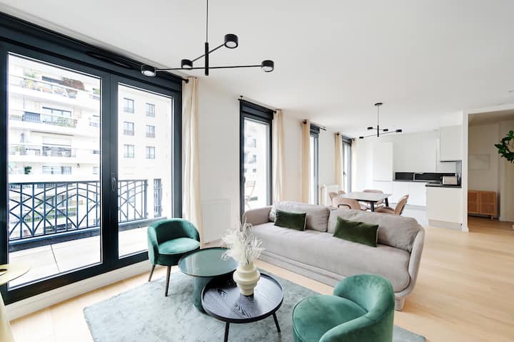 Splendide Duplex Avec Terrasses 3bd/5p - Levallois - ibis Paris Porte de Clichy Centre