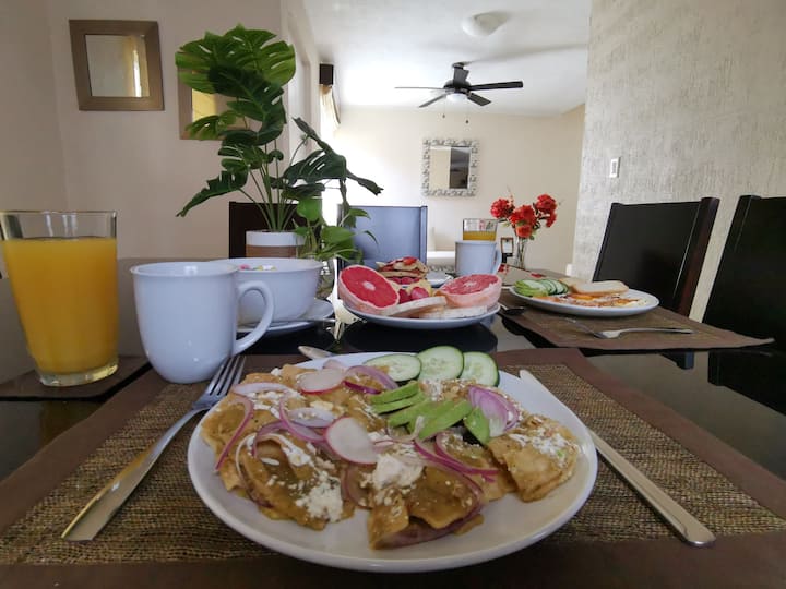 Casa Hermosa Y Cómoda/gran Ubicación/20 Min Playa - Mérida