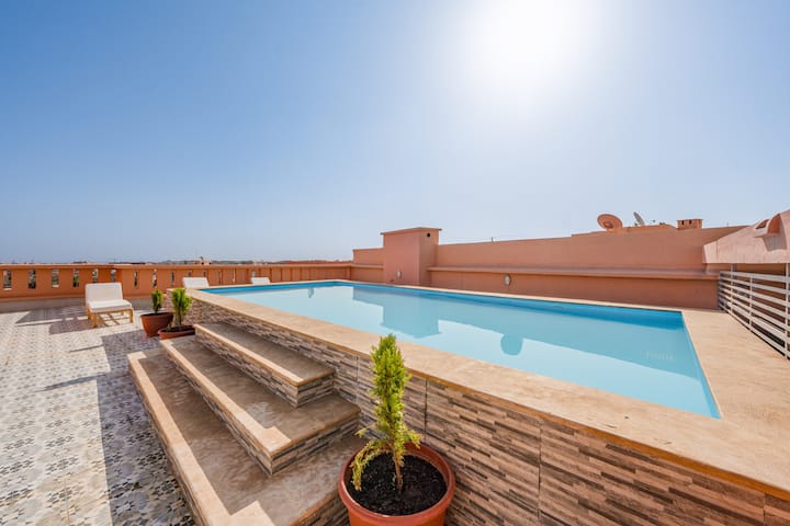 2 Piscines Hot | Sauna | Hammam | Sport | Gueliz ! - Marrakesh